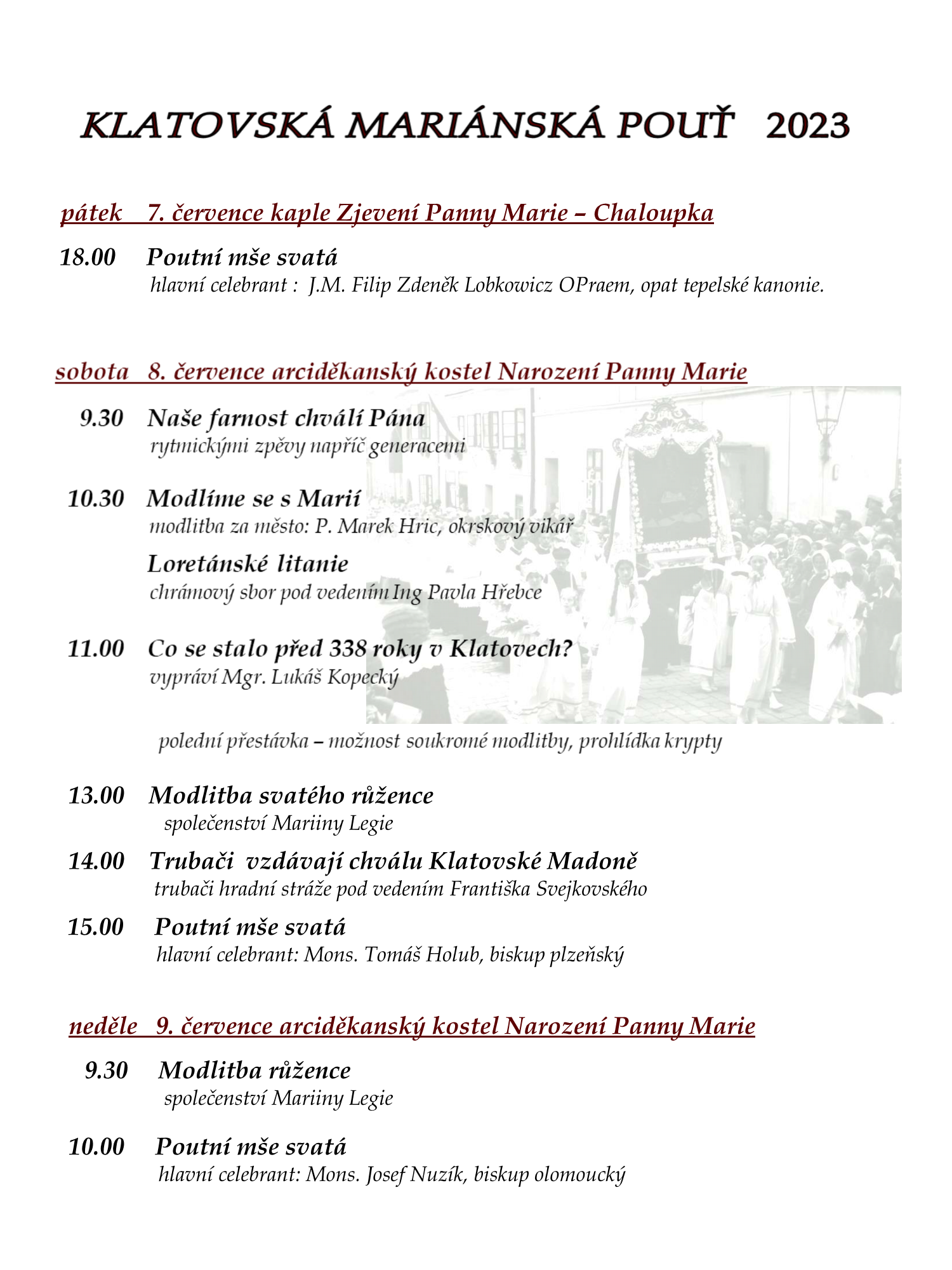 Klatovská pouť 2023 | Šumava Net.CZ