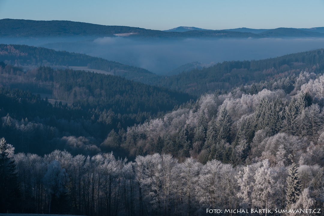 Prosincové ráno u Nicova | Šumava Net.CZ